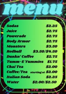 Jump Time Menu | Jump Time Food Services | Twin Falls, Idaho